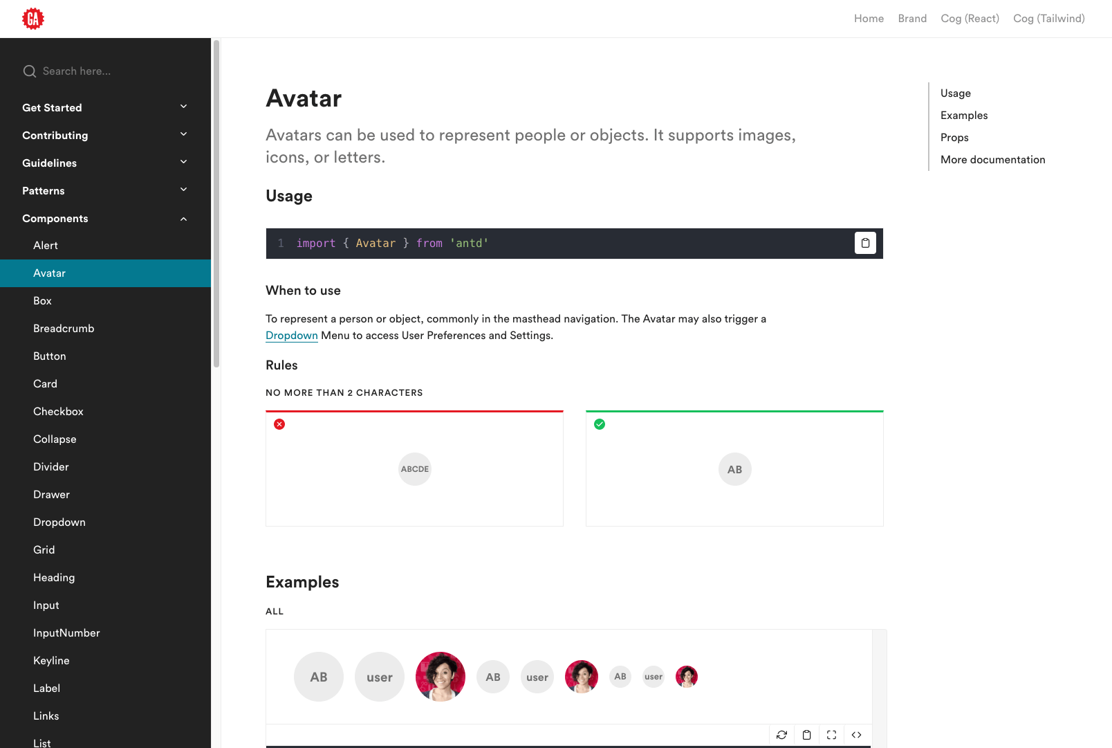 General Assembly: Cog Design System | Bryan Berger