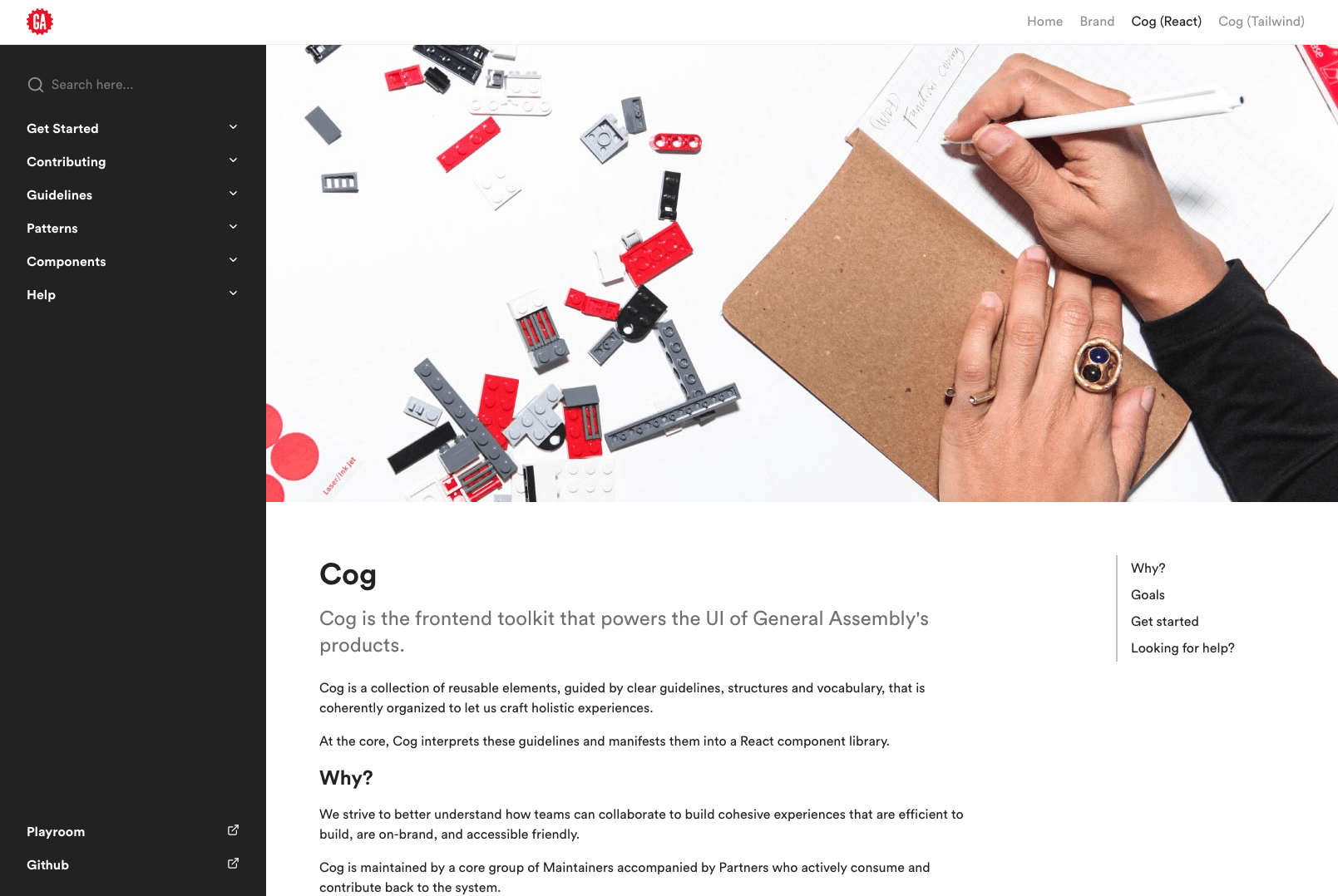 General Assembly: Cog Design System | Bryan Berger